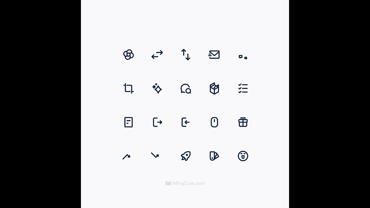 ✨ Introducing 20 new animated icons in MGC animation @mingcute_icon #animation #motion #interactions