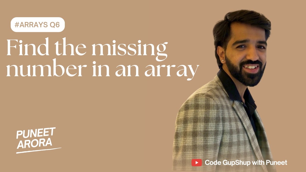 🚀 Find the Missing Number in an Array | JavaScript | Interview Preparation Series
