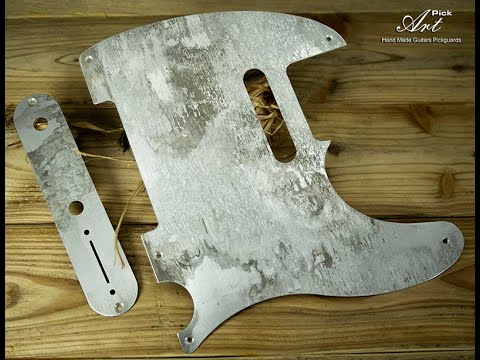 Distressed Aluminum Telecaster Pickguard SET-of-2 with | Reverb