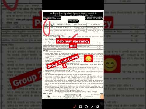 mp peb recruitment || group 2 sub group 2 #youtubeshorts #short #mppeb #mppsc