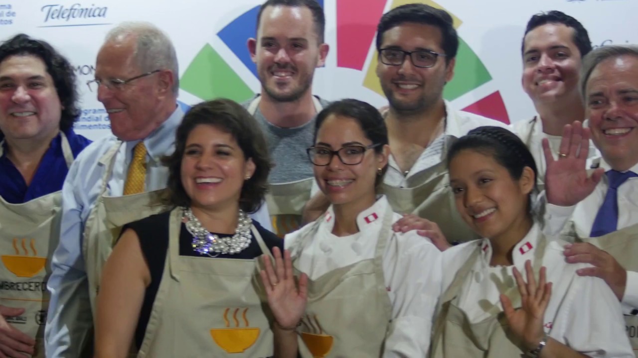 La Cena Global del PMA en Lima - Lanzando Hambre Cero Perú