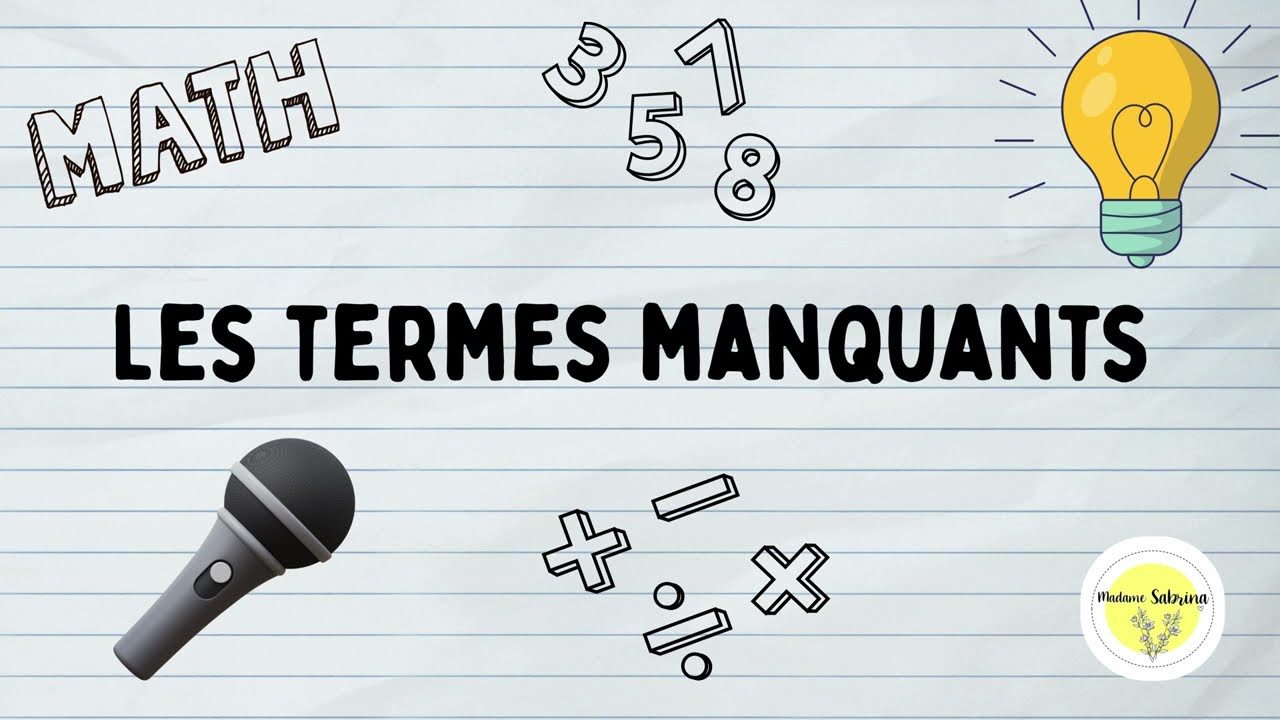 Les termes manquants