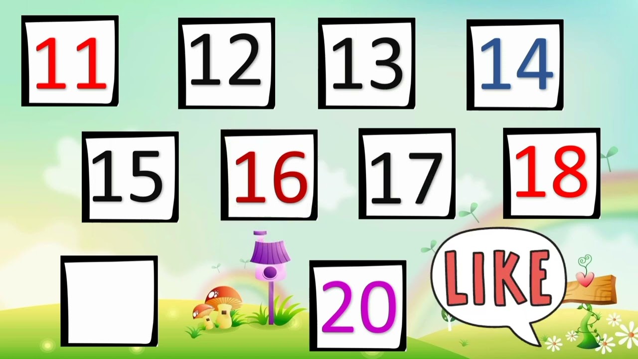 Find the missing number | math worksheet | missing numbers | worksheets for kids | 1 to 20