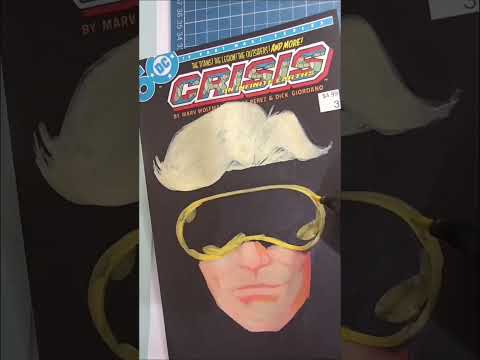 Booster Gold acrylic paint cover #boostergold #dc #dccomics #sketchcover #sketch #draw #drawing