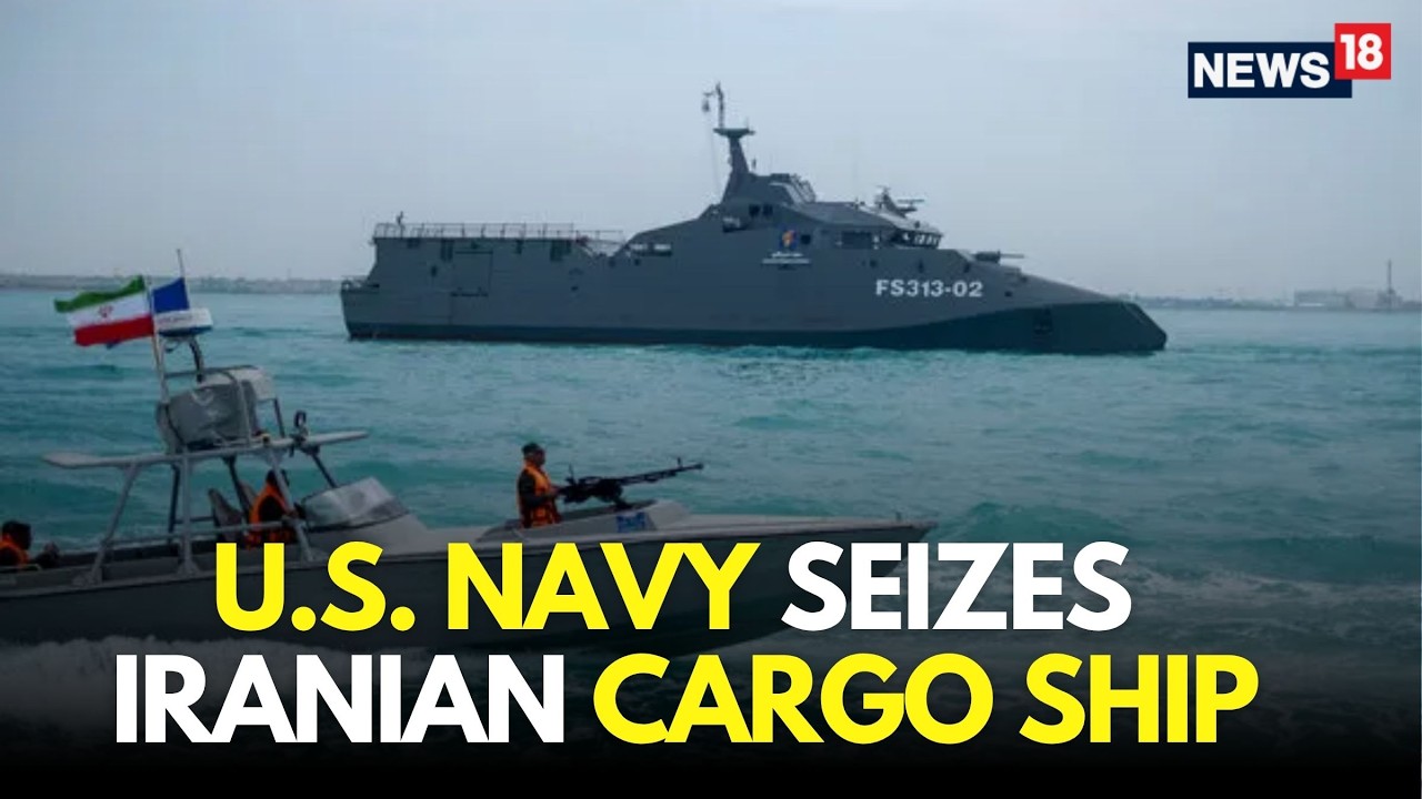 US Iran War LIVE | US Navy Intercepts And Seizes Iranian Cargo Ship Amid Hormuz Blockade | N18G