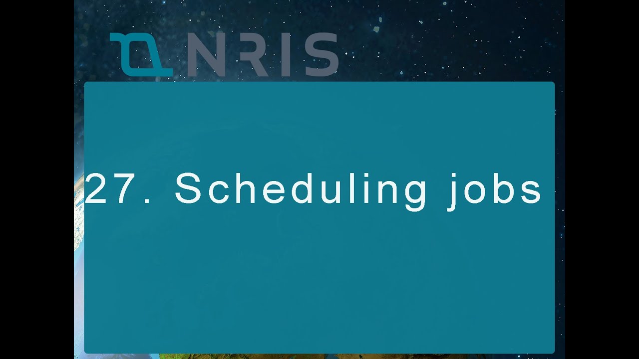 27. Scheduling