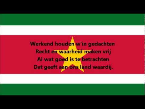 Het volkslied | Athina in Suriname!