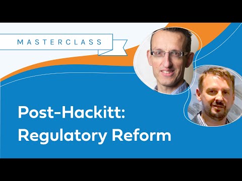Post-Hackitt: Regulatory Reform