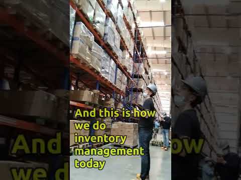#Shorts AI Inventory management - computer vision and drones on warehousing