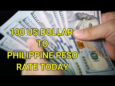 100 Dollars to Philippine Peso - 100 Dollar convert to Philippine Peso