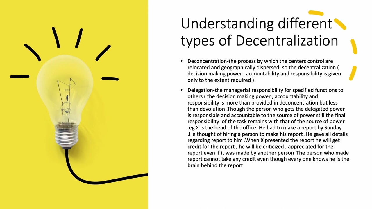 DECENTRALISATION,  DECONCENTRATION, DELEGATION , DEVOLUTION.UNDERSTANDING THE TERMS