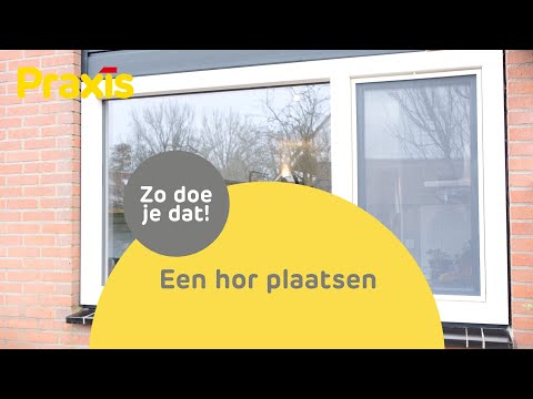 Zelf een hor maken voor je raam of deur | Stappenplan Praxis