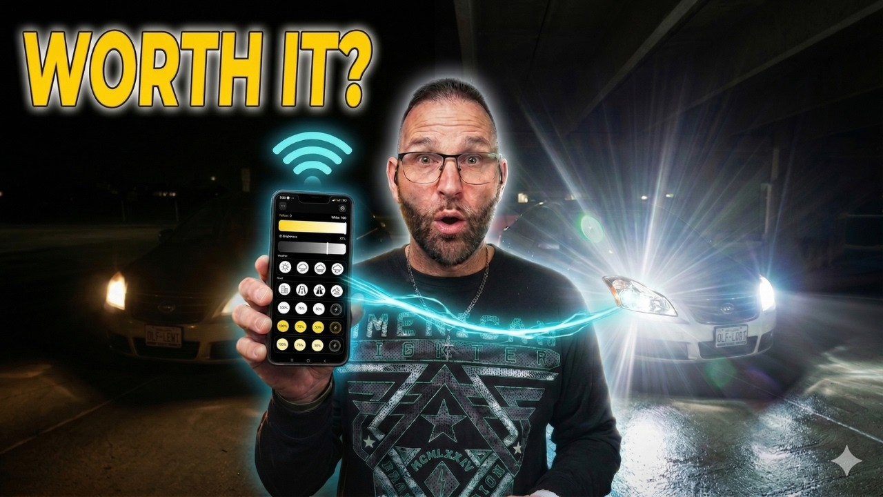 Your Phone Can Control Your Headlights?! (Fahren Smart H7)