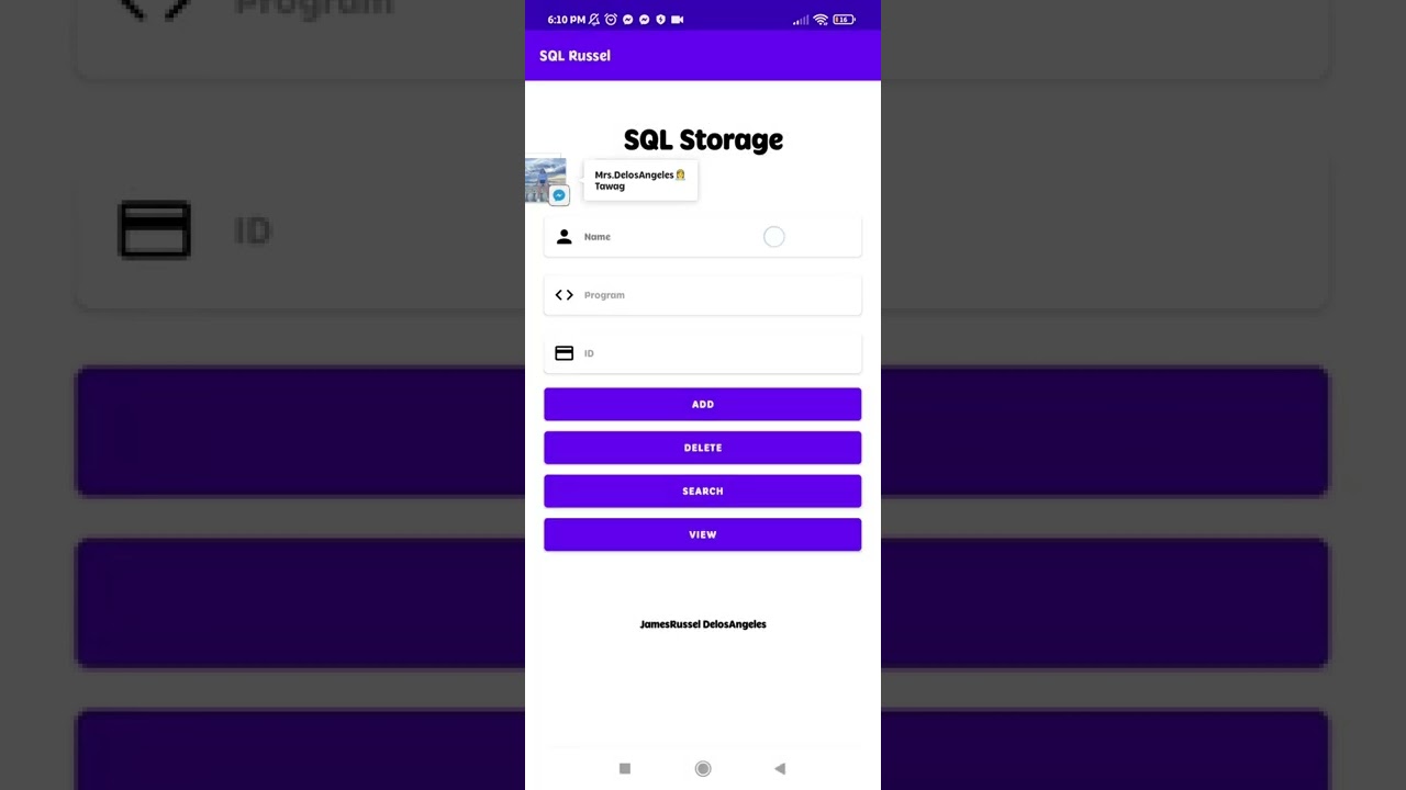 Add Delete Search View using Android Studio (SQL)