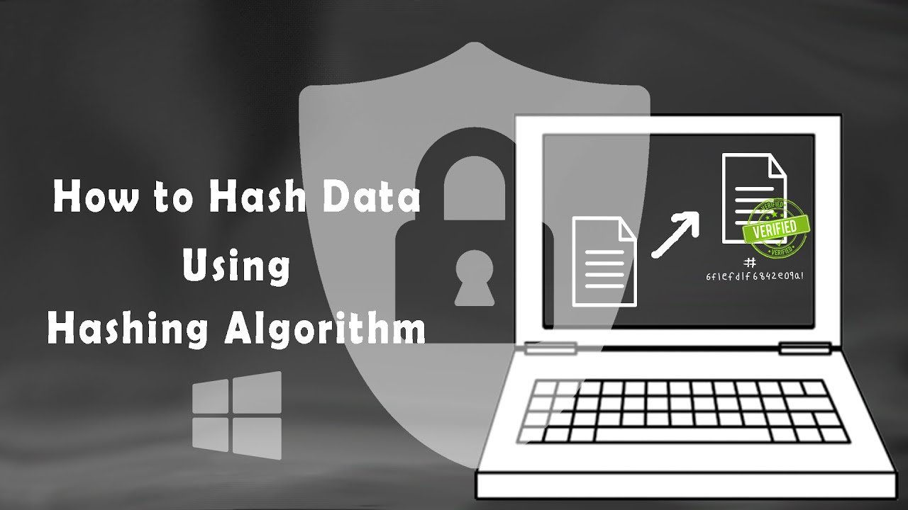 How to Hash Data or File on Windows using Hashing Algorithm | Hashing: Data Integrity Example
