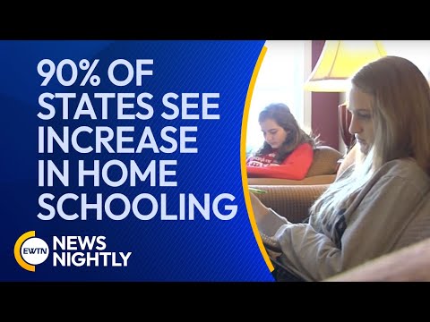 New Research Shows 90% of States Reported an Increase in Homeschooling | EWTN News Nightly