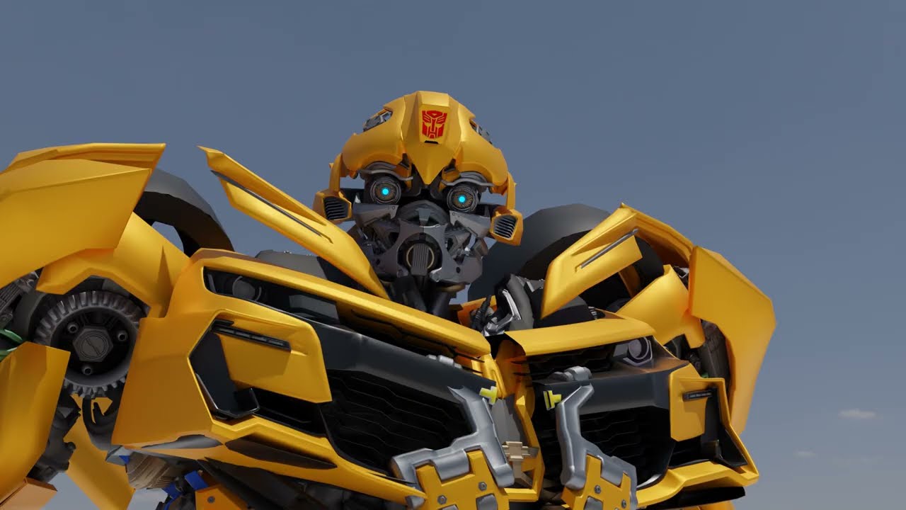 Bumblebee Transformation test 1 ( Blender animation )