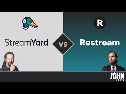 StreamYard versus Restream: Livestreaming options with Sam Proof and John Lacey