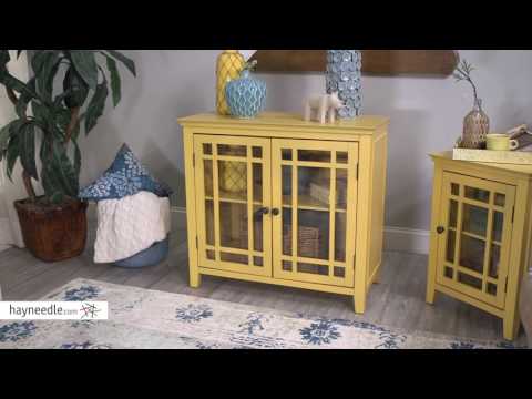 Belham Living Hawthorne 2-Door Accent Cabinet - Yellow - Product Review Video