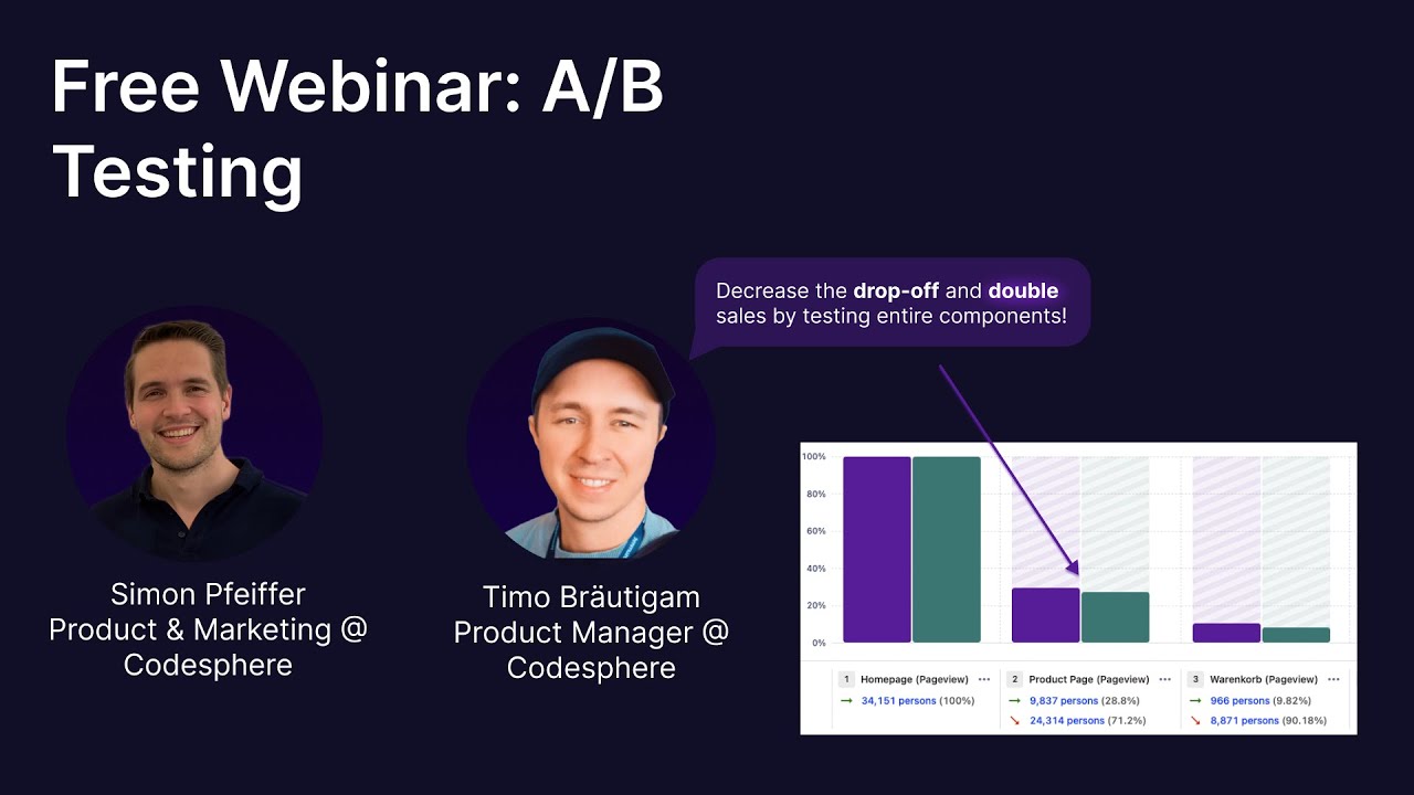 Codesphere Webinar A/B Testing