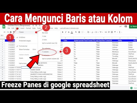 Dear Freeze Panes from Google Spreadsheet