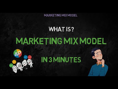 What is Marketing Mix Model? | IN 3 MINUTES | Definition | Examples | Story | Applications
