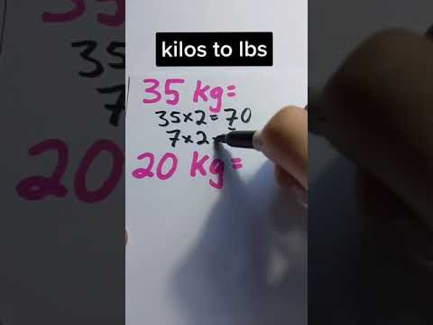 how to change kilos to lbs? short trick ||maths Lovers.