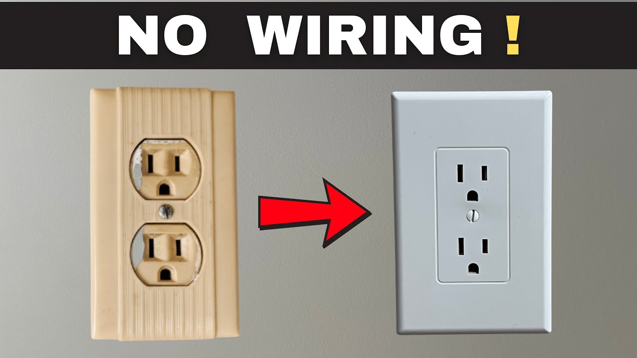 Fix Ugly Outlets in Seconds (No Wiring!)