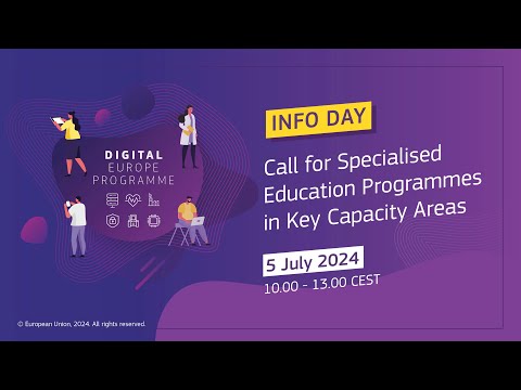 DIGITAL Europe Programme Info Day 7th Call on Advanced Digital Skills