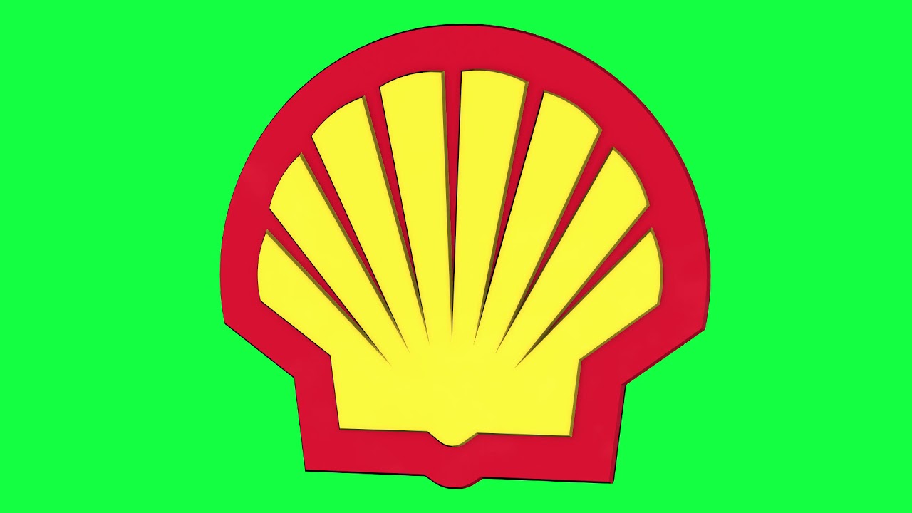 Shell Green Screen Logo Loop Chroma Animation