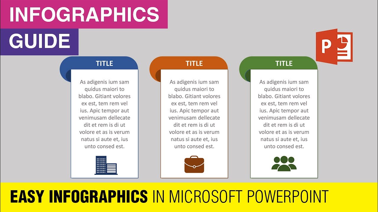 PPT Infographic | Modern Infographic Tutorial | Microsoft PowerPoint Tutorial
