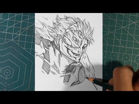 How to Draw Sukuna's True form/Heian Era - Jujutsu Kaisen 237