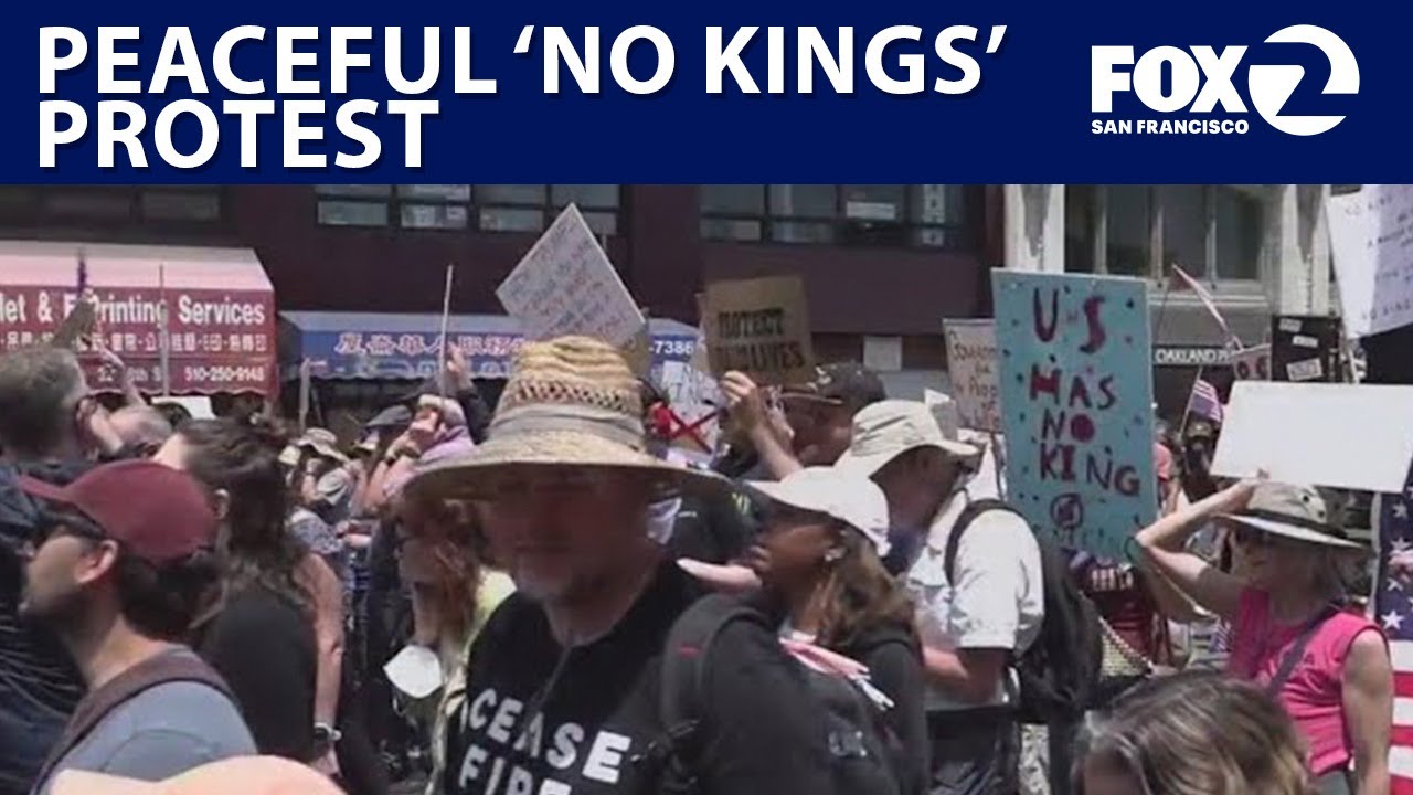 Peaceful 'No Kings' protests in Oakland sees thousands | KTVU
