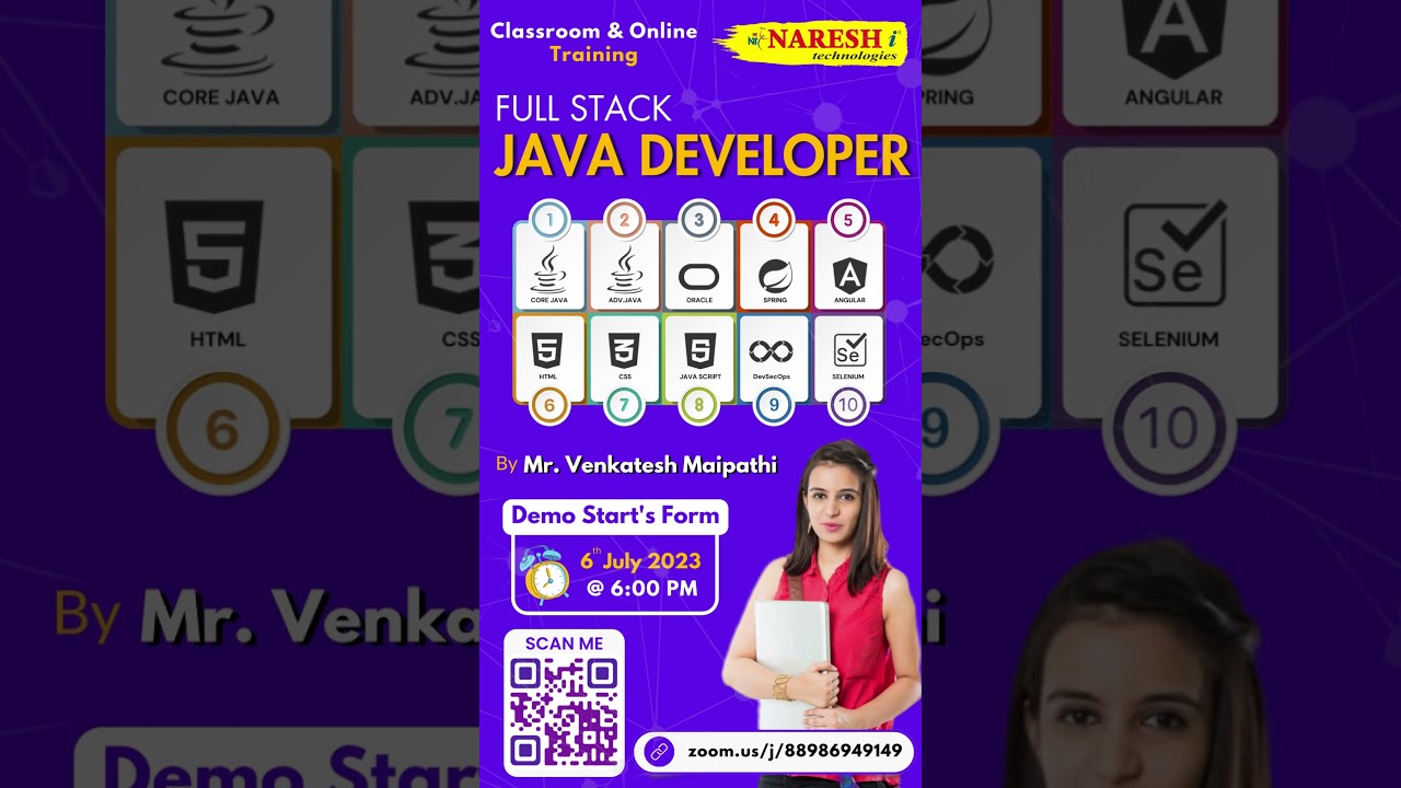 Full Stack Java Developer Course 2023 | Full Stack Java Developer Tutorial | NareshIT