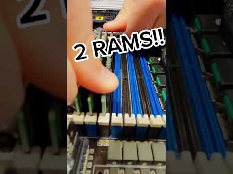 Installing 1TB of RAM! #shorts