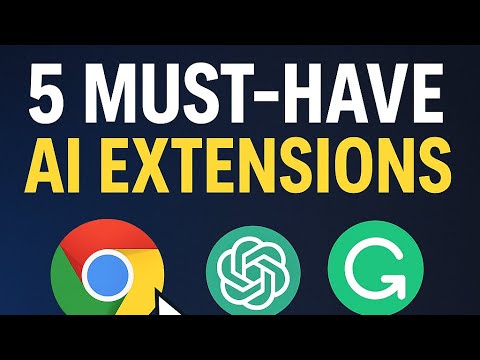 5 AI Chrome Extensions You Need Now!