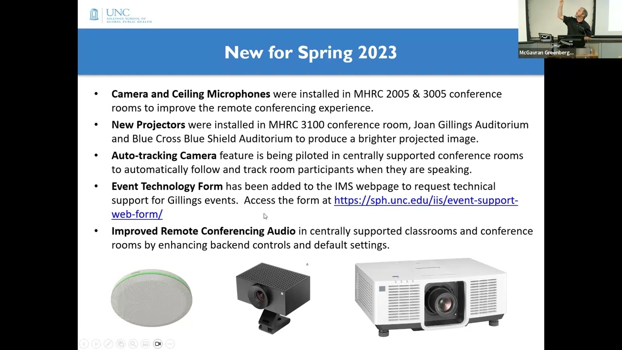 Gillings Classroom Technology Orientation Fall 2023