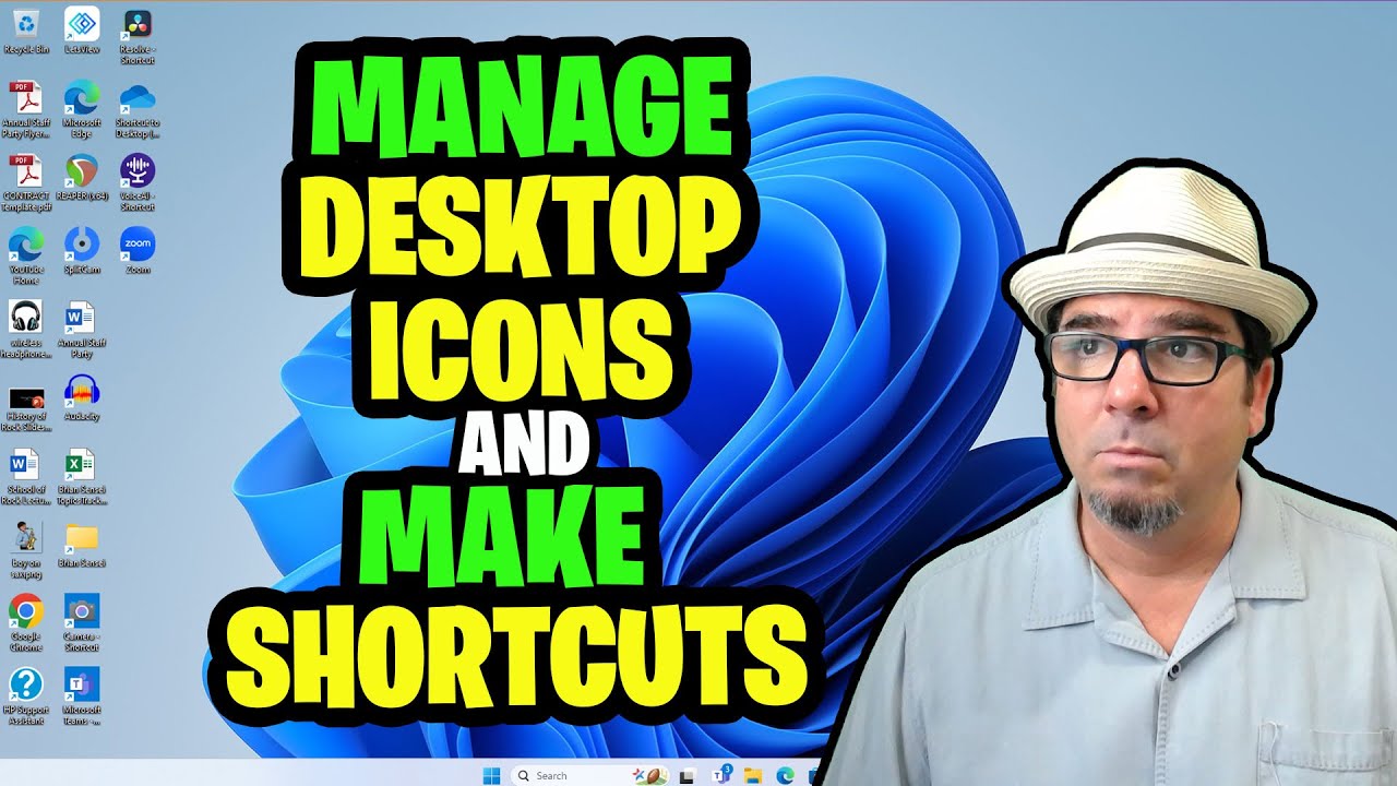How to Manage Desktop Icons and Make Shortcuts in Windows 11