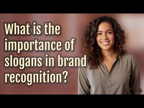 What is the importance of slogans in brand recognition?