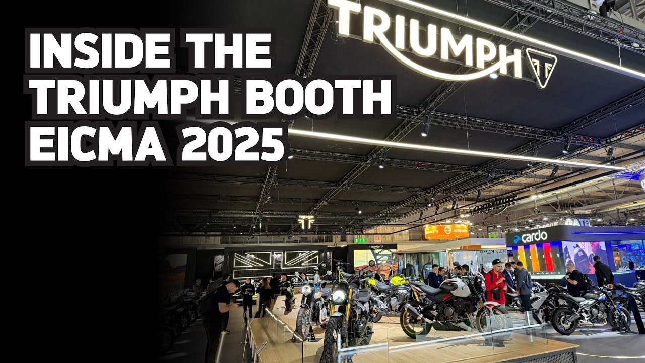 Exclusive Tour of Triumph’s 2026 Models | Trident 800, Scrambler 900, and More from EICMA 2025 Milan