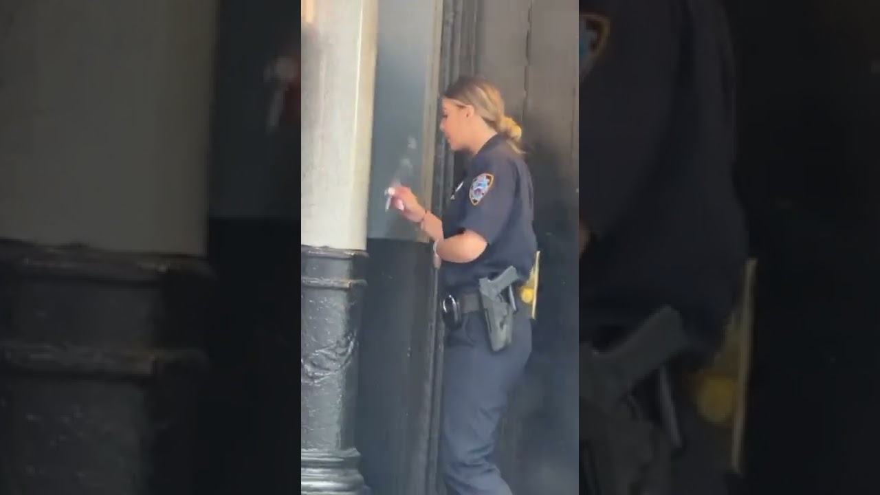 New York Female Police Officer Gets Caught Smoking Marijuana While At Work.