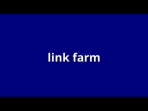 what is the meaning of link farm