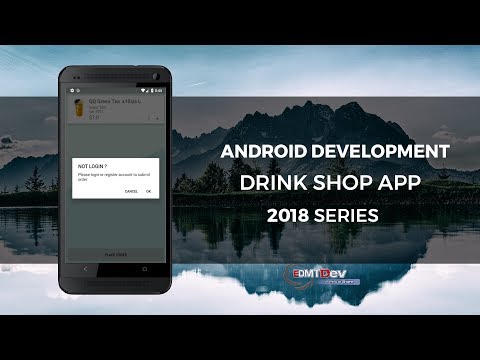 Learn Android Development Tutorial Drink Shop App part 24 Remove Login Required to view drink ...