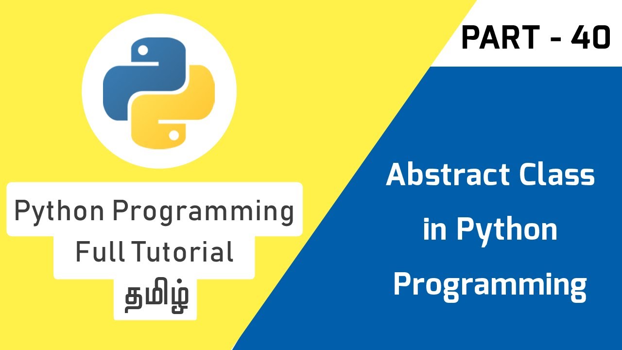 Python Abstract Class program -Part-40