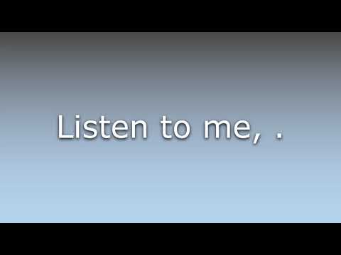 What does Hear ye mean?