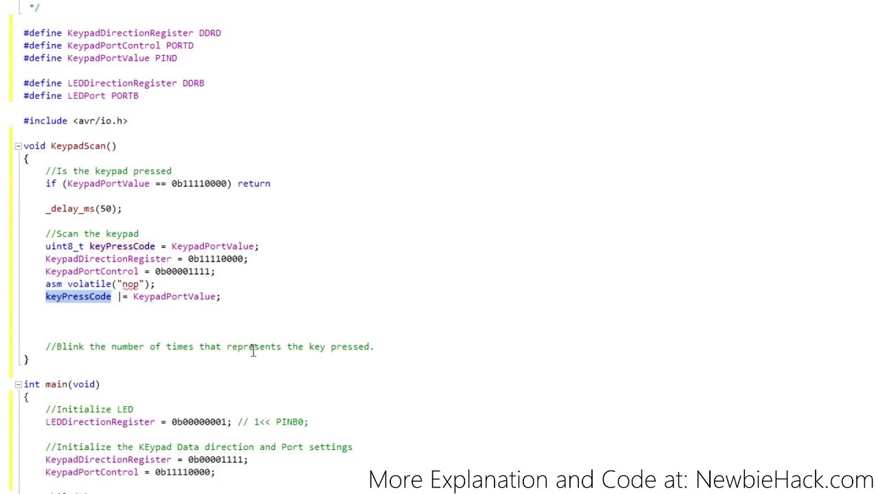Newbiehack Product - 4x4 Keypad - Introduction, Explanation and Code!