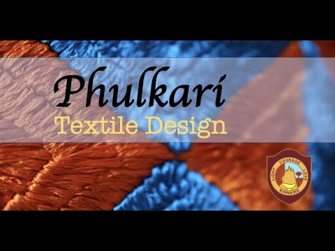 Textile Design Portfolio, "Phulkari" by Maria Albert
