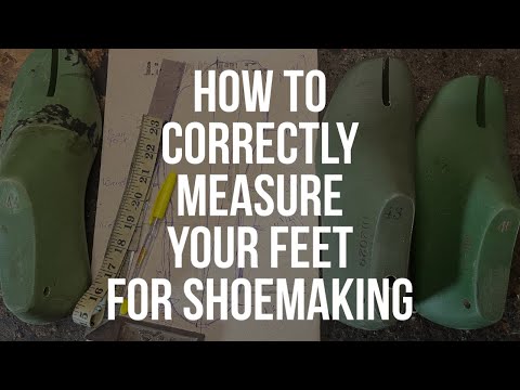 ACCURATE Feet measurement guide for BEGINNERS || How to get your proper feet size || shoemaking 101