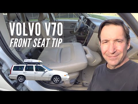 Maximize cargo space in your Volvo V70 with this front seat tip!