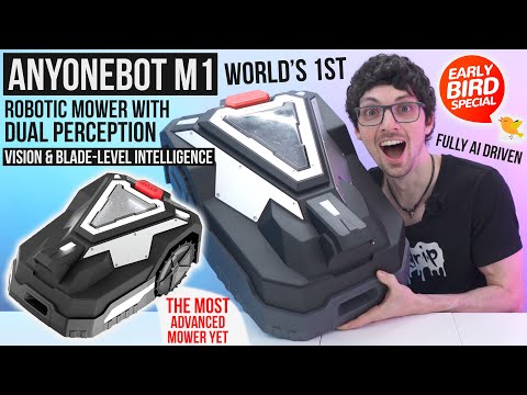 No Wires, No Mapping, No Limits! Worlds's 1st Fully AI-Driven Lawn Mower: Anyonebot M1 Review & Test